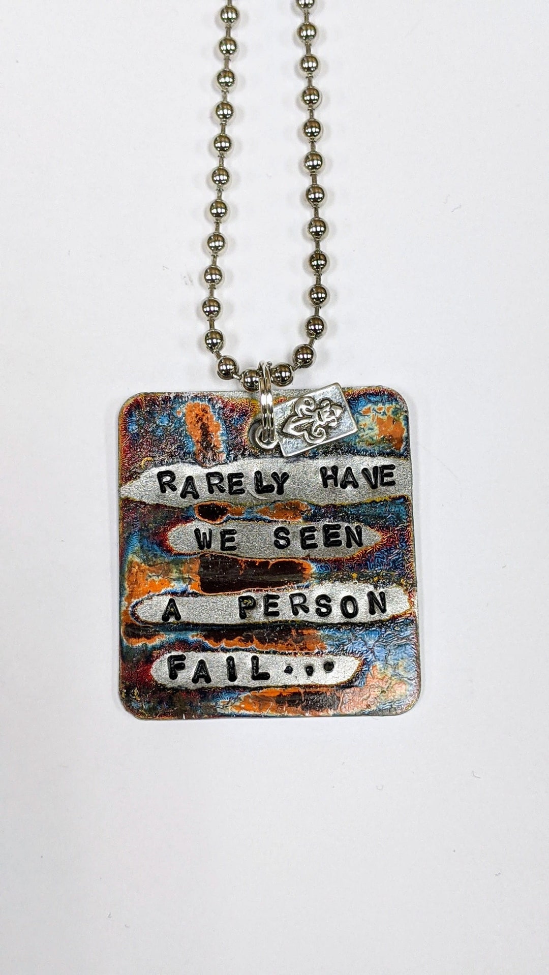 Rarely Have We Seen A Person Fail Dog Tag - Rust Multicolor - Recovery ...
