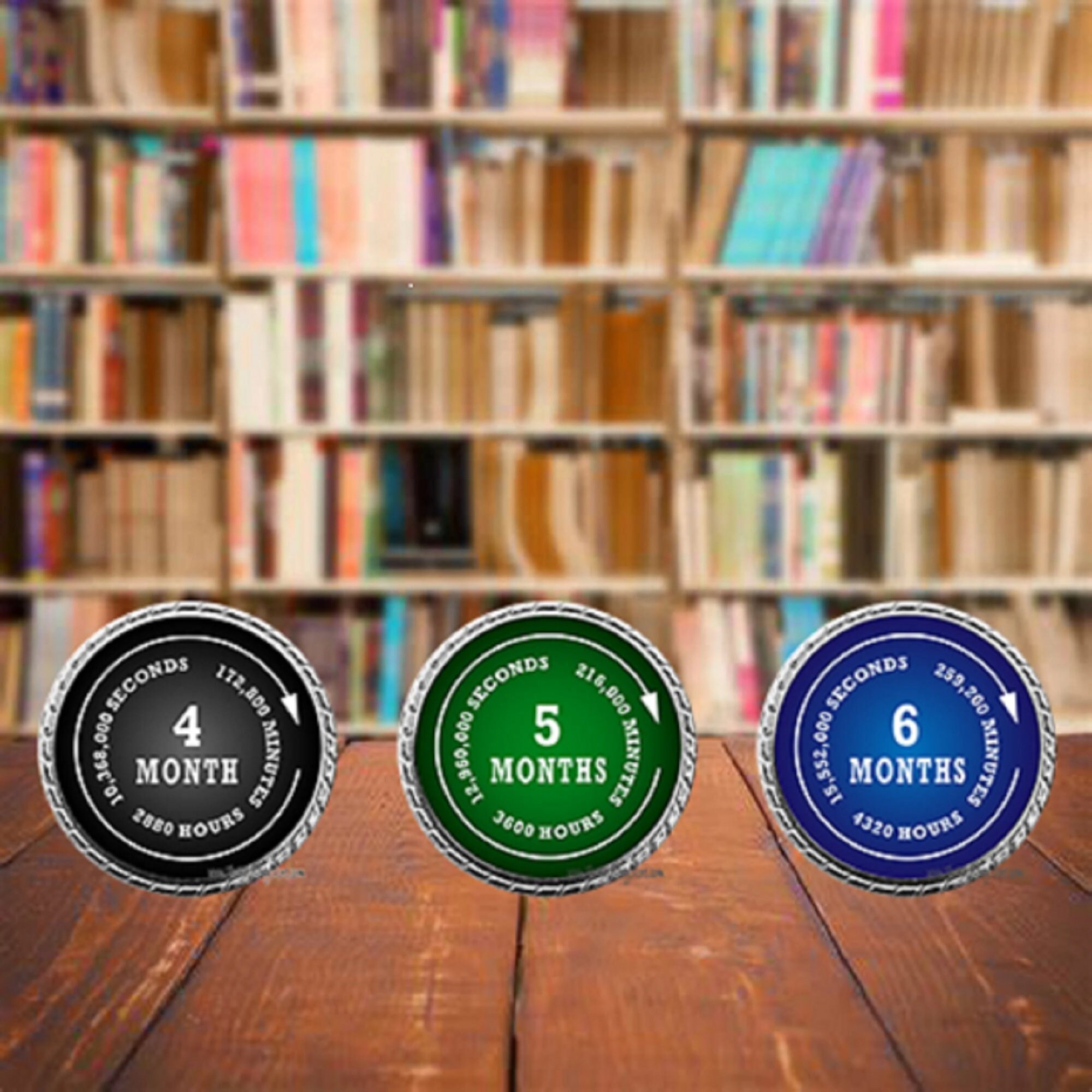 Monthly Recovery Medallion - 4 Months - Recovery Milestone - Program ...