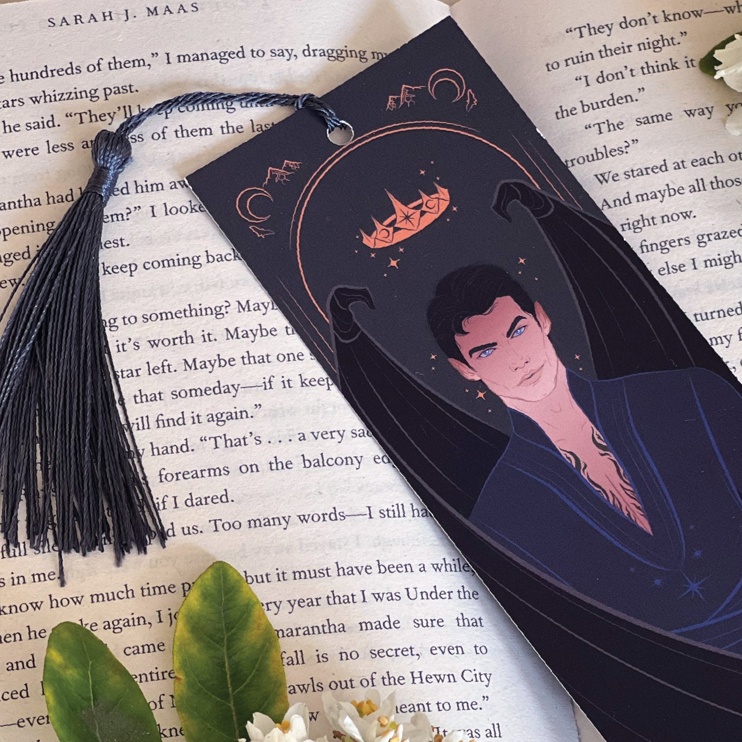 ACOTAR Bookmark Rhysand Sarah J Maas Officially Licensed 2.5x6.5in ...