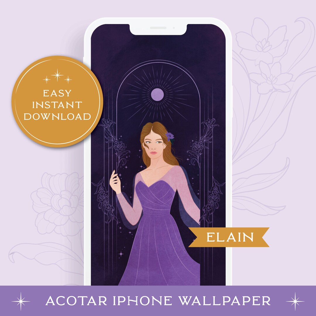 ACOTAR Phone Wallpaper Elain Archeron Bookish ACOTAR Phone Wallpaper ...