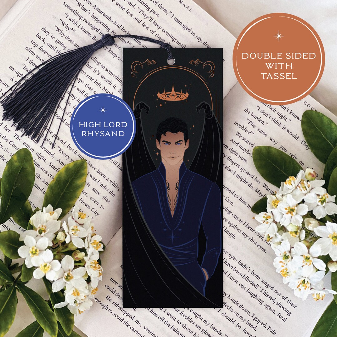 ACOTAR Bookmark | Rhysand | Sarah J Maas Officially Licensed | 2.5x6 ...