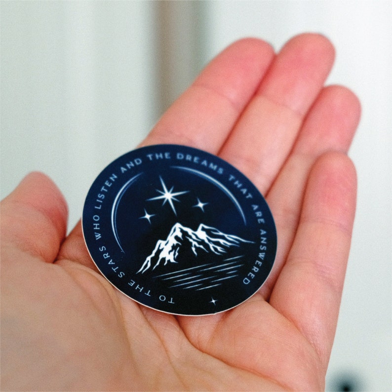 ACOTAR Sticker | Night Court Insignia | A Court of Thorns and Roses ...