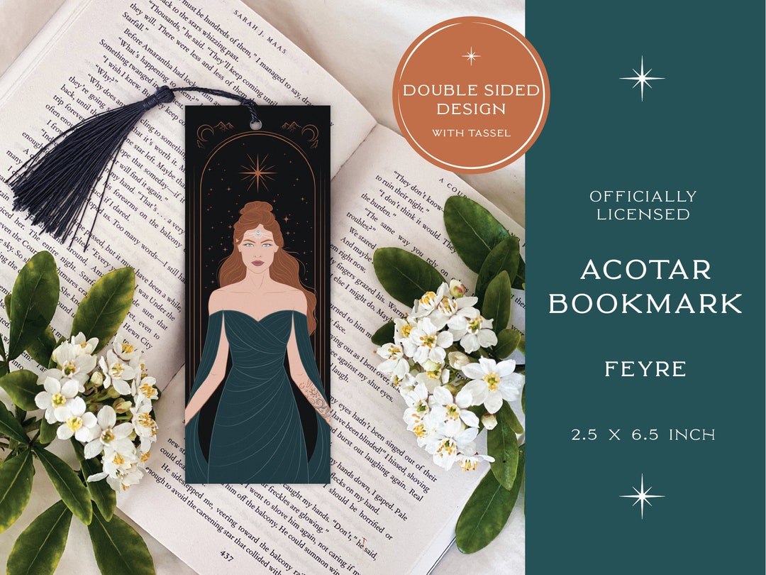 ACOTAR Bookmark Feyre Archeron Sarah J Maas Officially Licensed 2.5in X ...