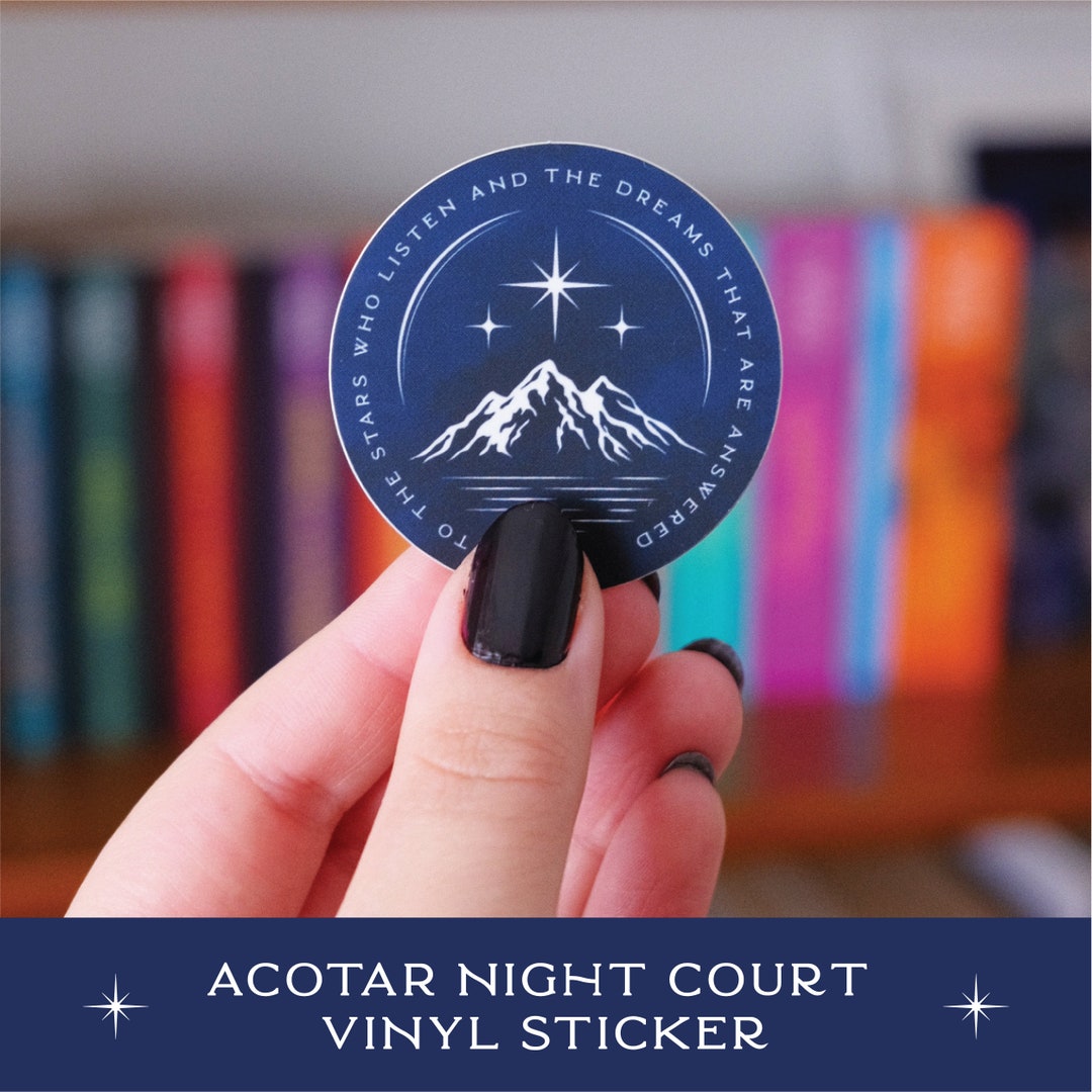 ACOTAR Sticker | Night Court Insignia | A Court of Thorns and Roses ...