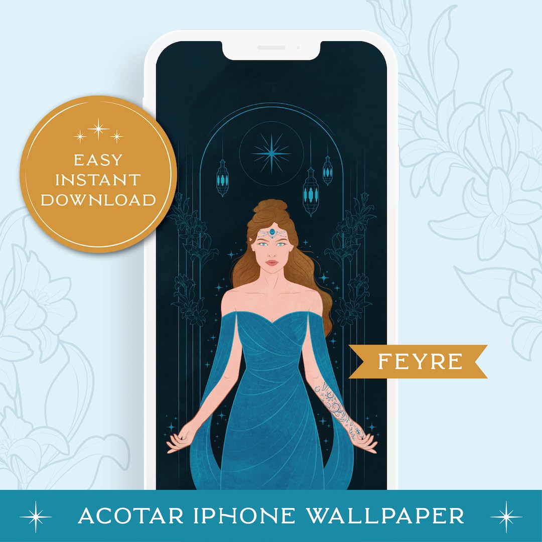 ACOTAR Phone Wallpaper | Feyre Archeron | Bookish ACOTAR Phone ...