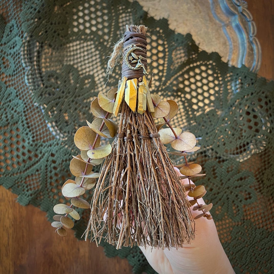 Fairy Witch's Besom | Fairy Protection Broom | Cinnamon Scented Besom ...