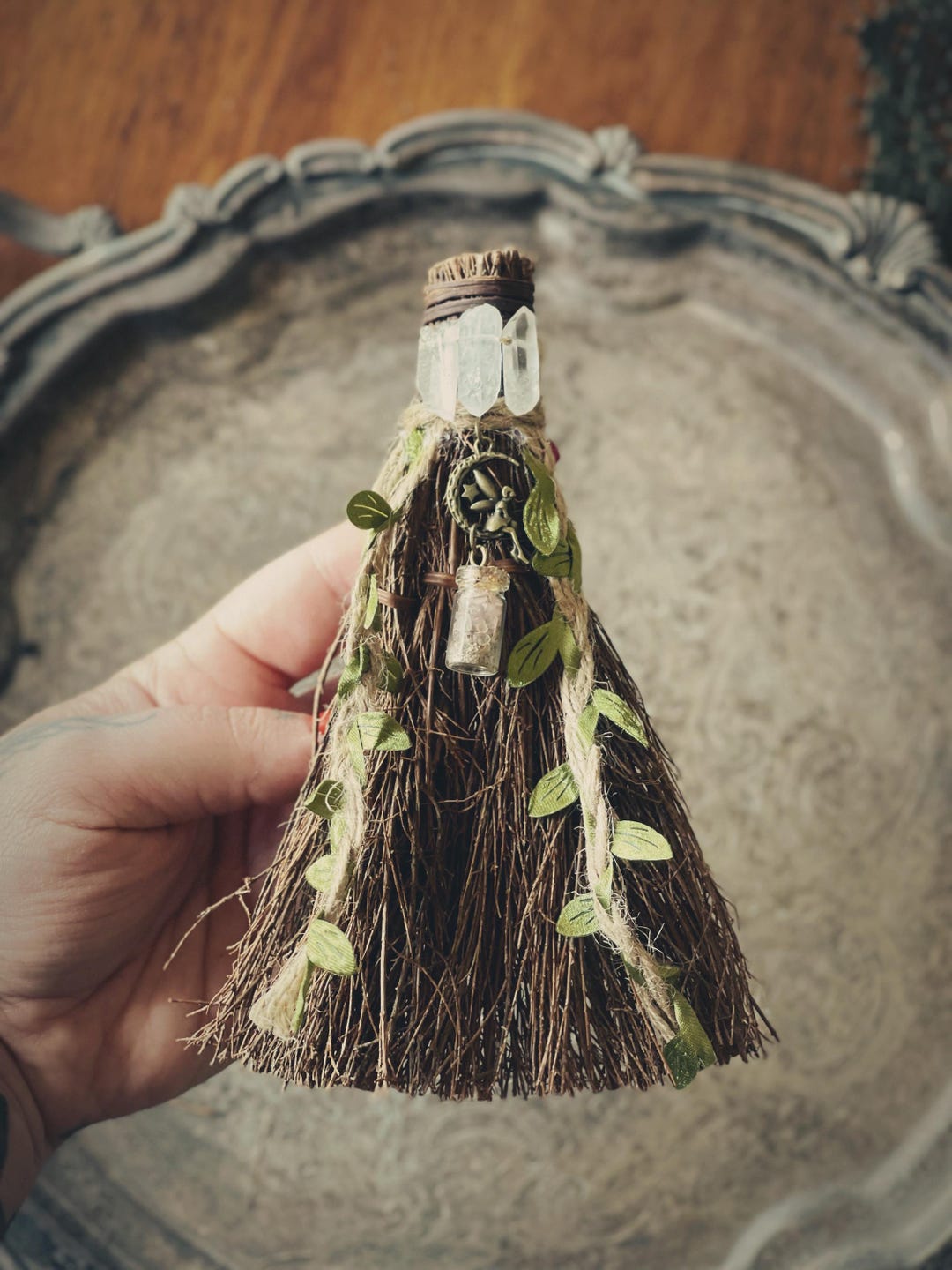 Fairy Witch's Besom Fairy Altar Broom Cinnamon Scented Besom Broom ...