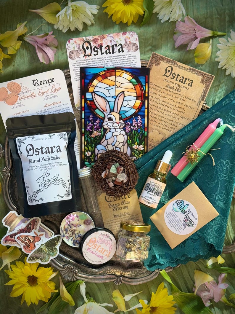Ostara Ritual Box | Spring Equinox Sabbat Box | Ostara Decor, Lavender ...