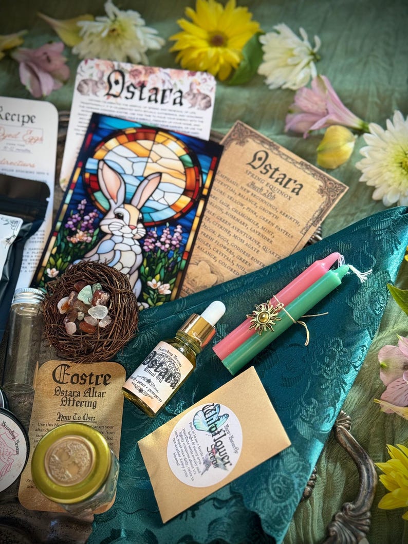 Ostara Ritual Box | Spring Equinox Sabbat Box | Ostara Decor, Lavender ...