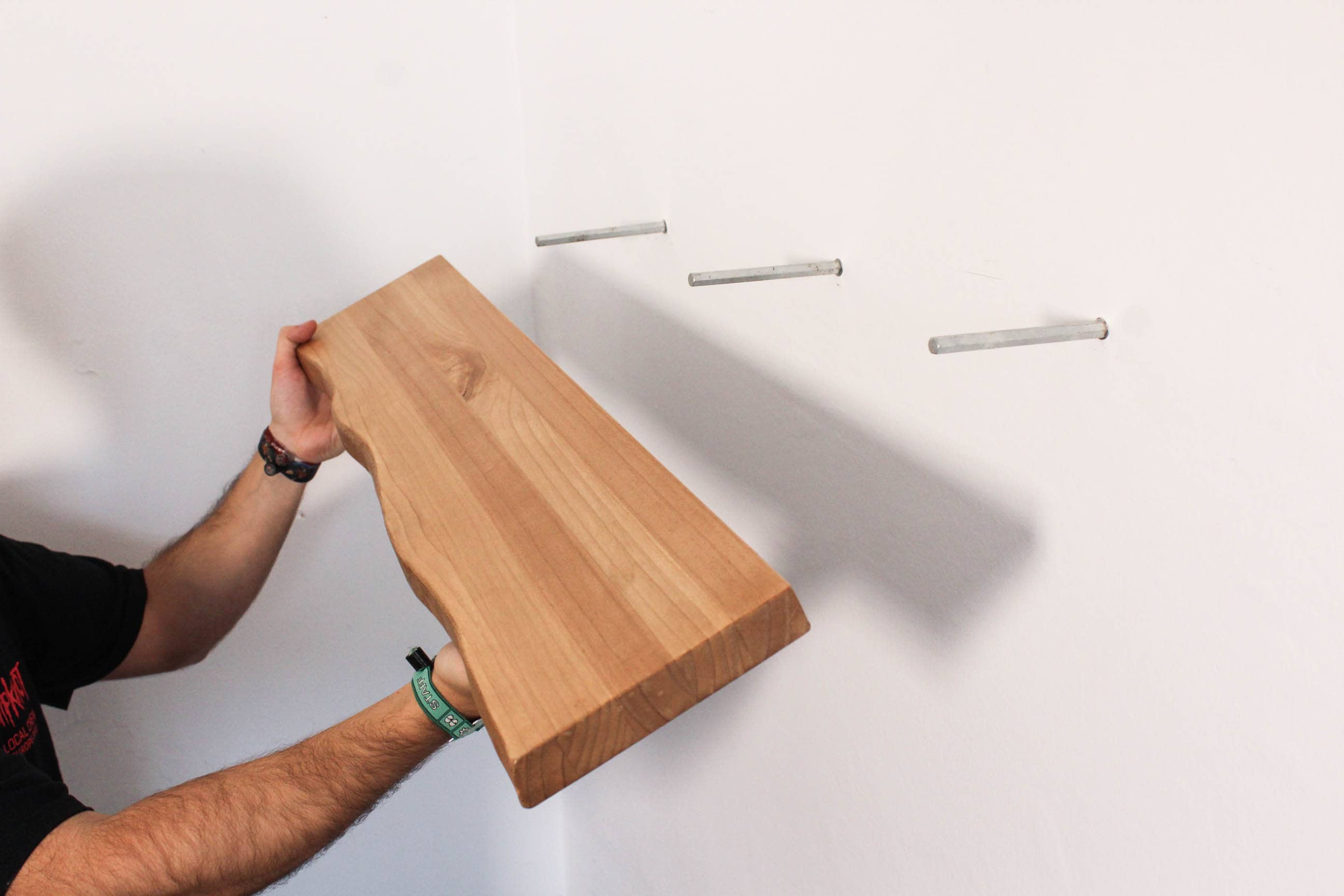 Baldas flotantes a medida de borde vivo - Etsy España