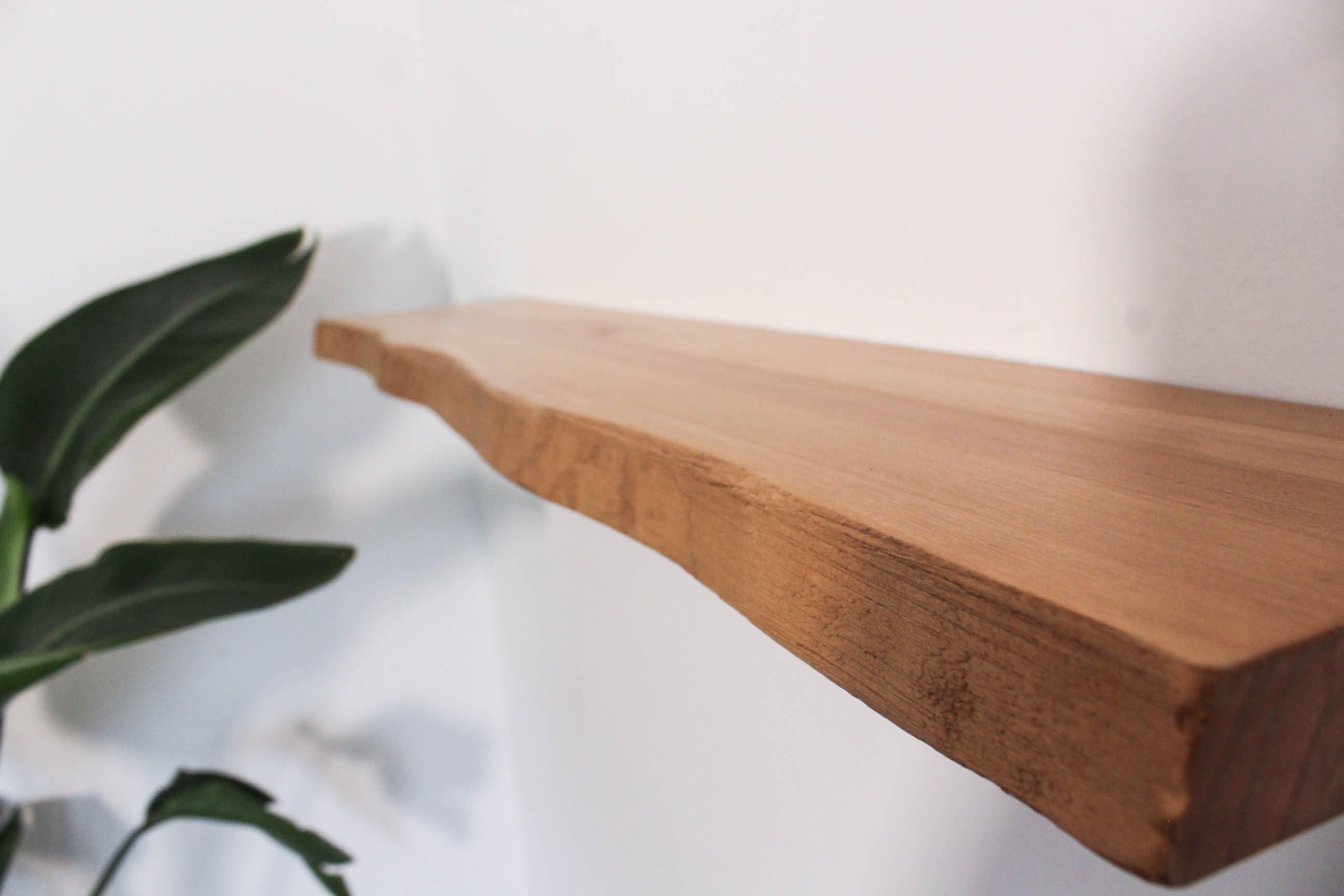 Balda flotante a medida de borde vivo - Etsy España