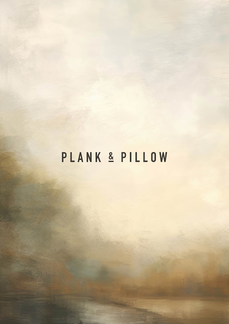Abstract Landscape Art Print: Neutral Tone Painting, Wall Decor - Etsy