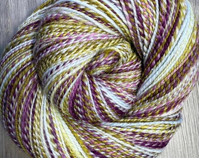 436 Yards “arcade” Handspun Heathered BFL Wool Yarn. - Etsy