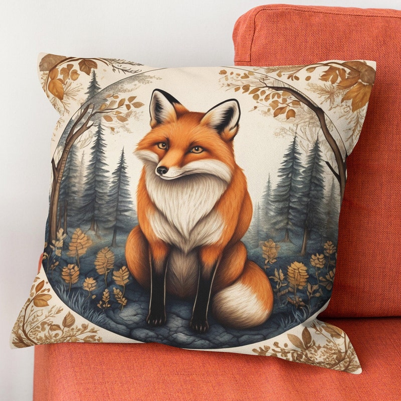 Fox Cushion - Etsy