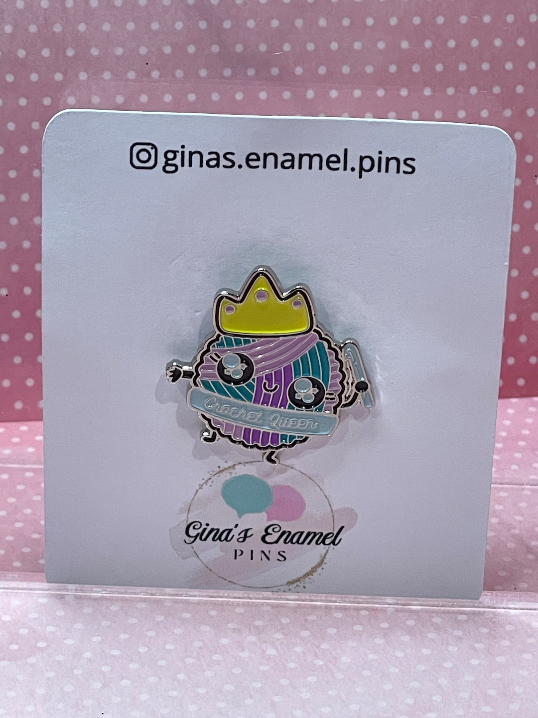 Crochet Crafter Enamel Pins - Etsy