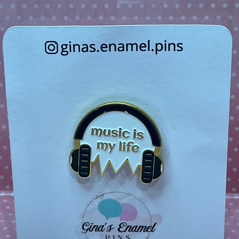 Music Enamel Pin - Etsy