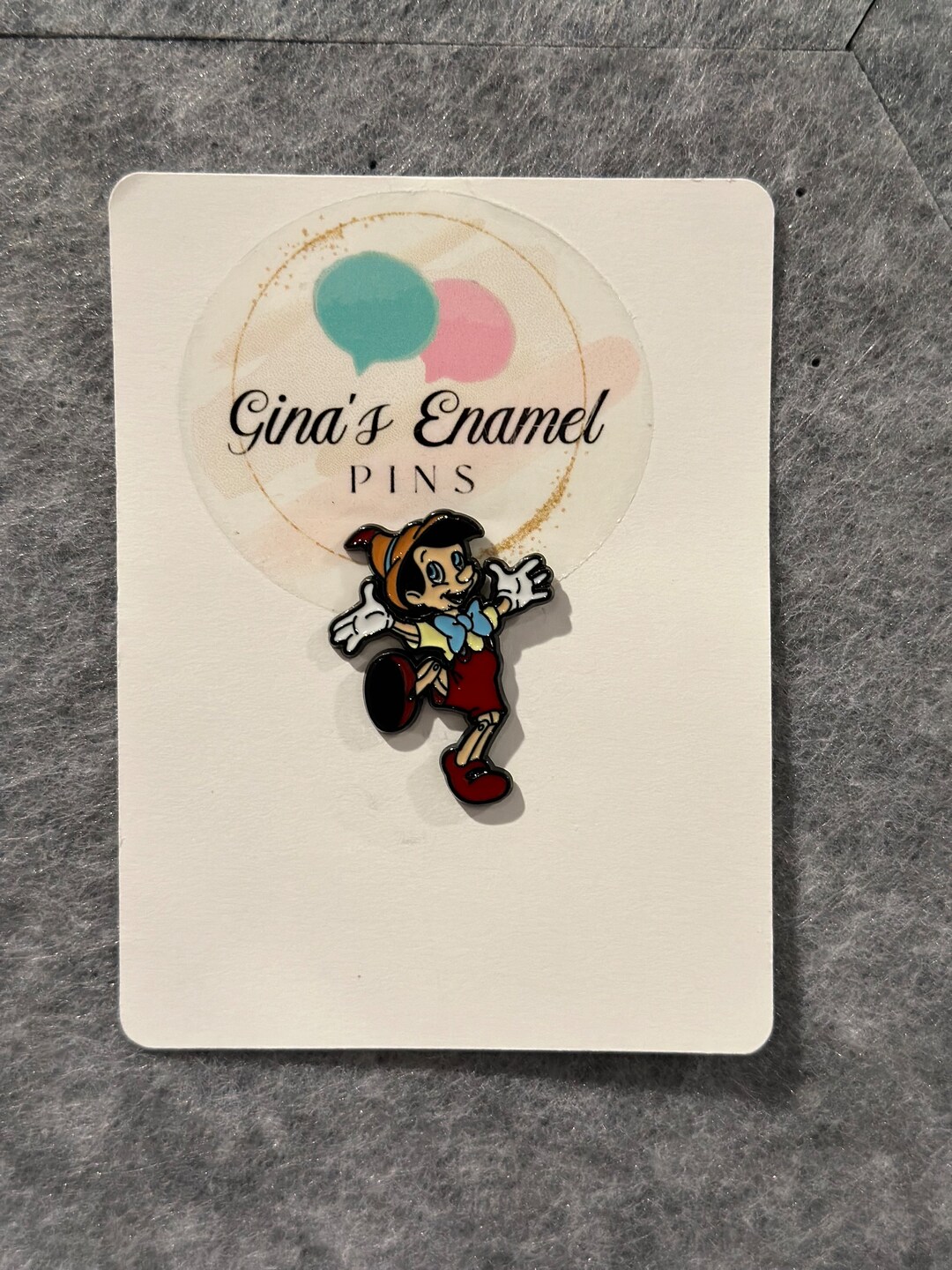 Wooden Boy Enamel Pin - Etsy