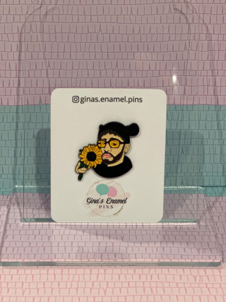 Bad Bunny Enamel Pins - Etsy