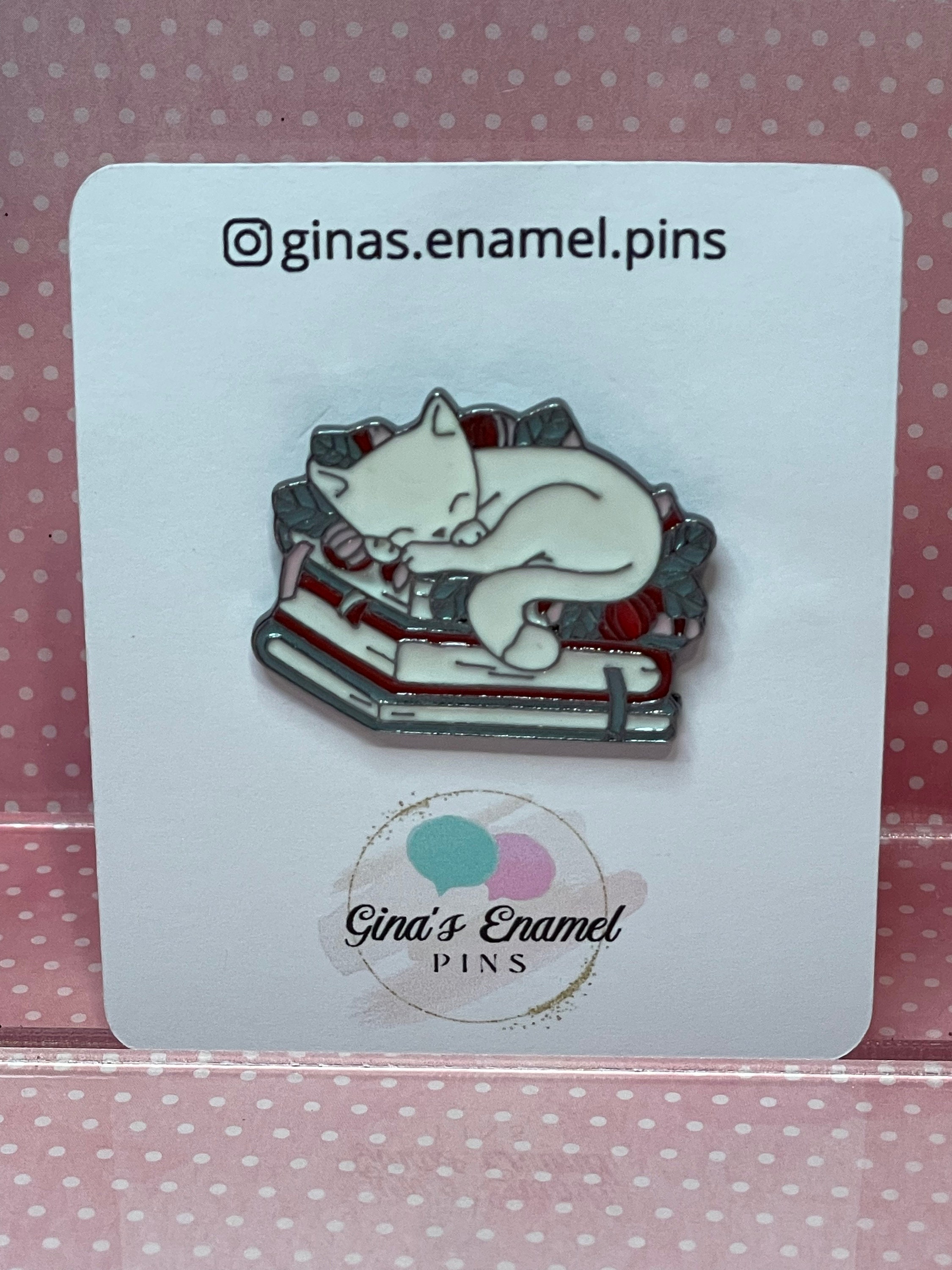For the Love of Cats Enamel Pins - Etsy