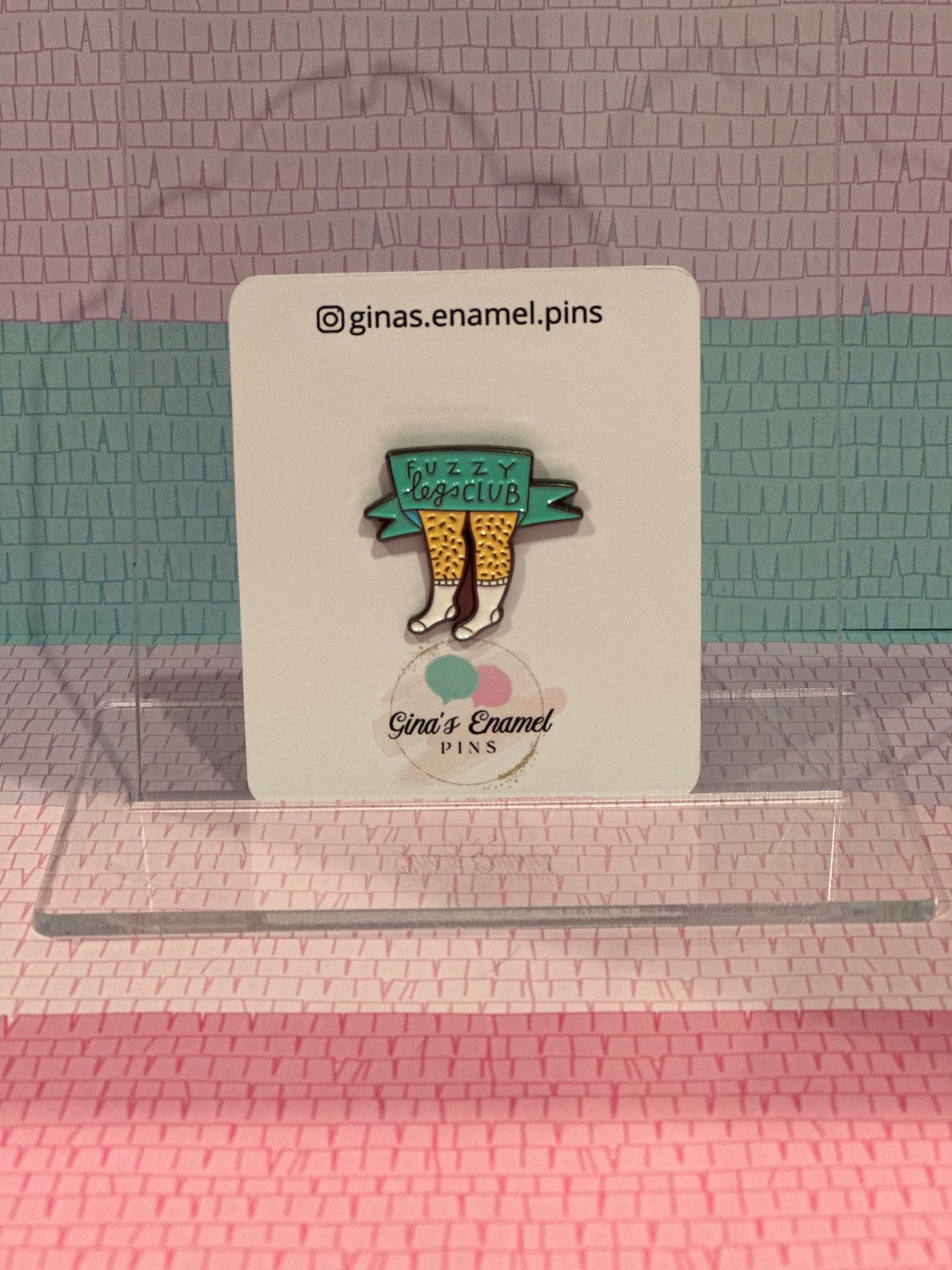 Fuzzy Legs Club Enamel Pin - Etsy