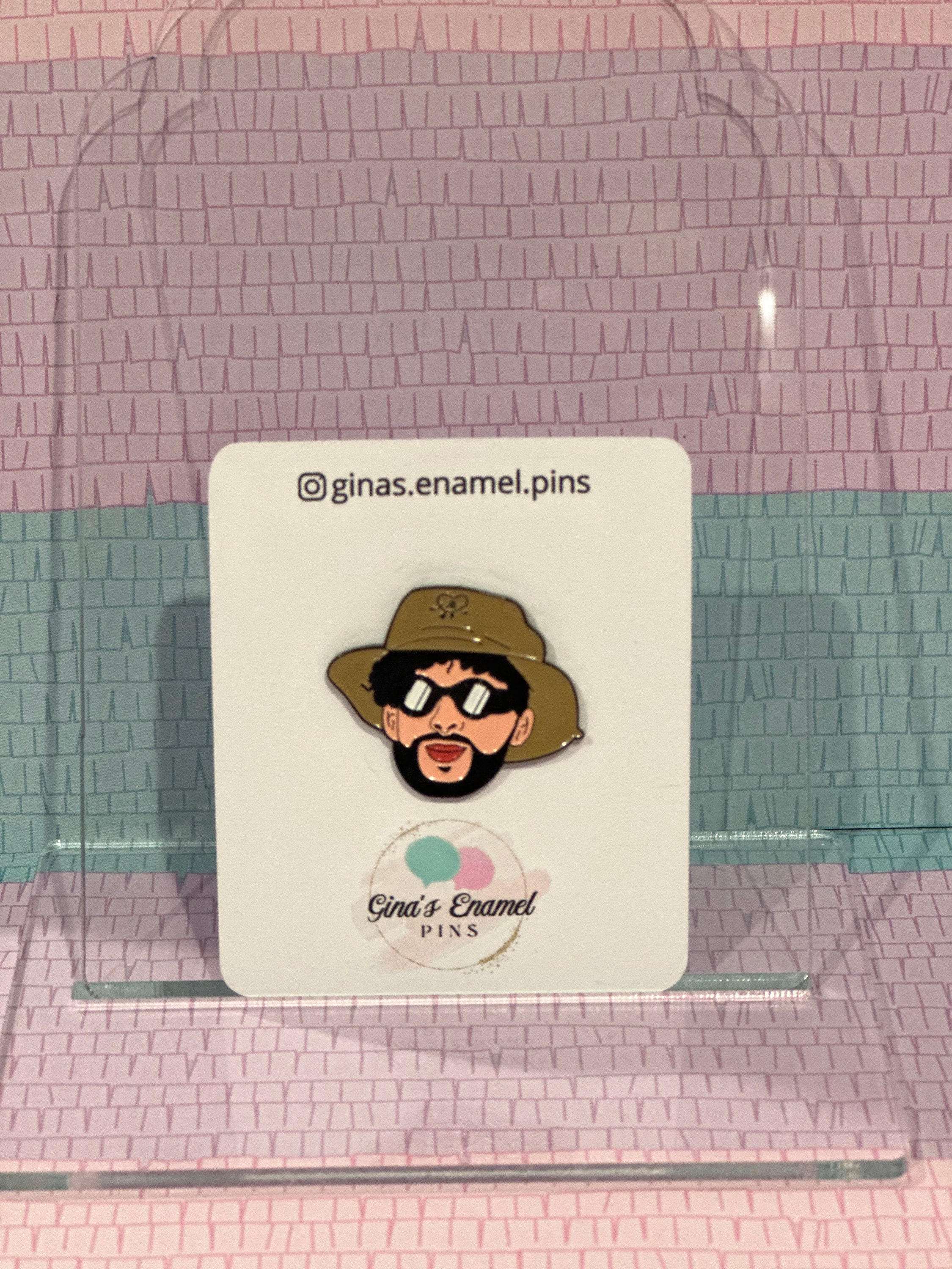 Bad Bunny Enamel Pins - Etsy