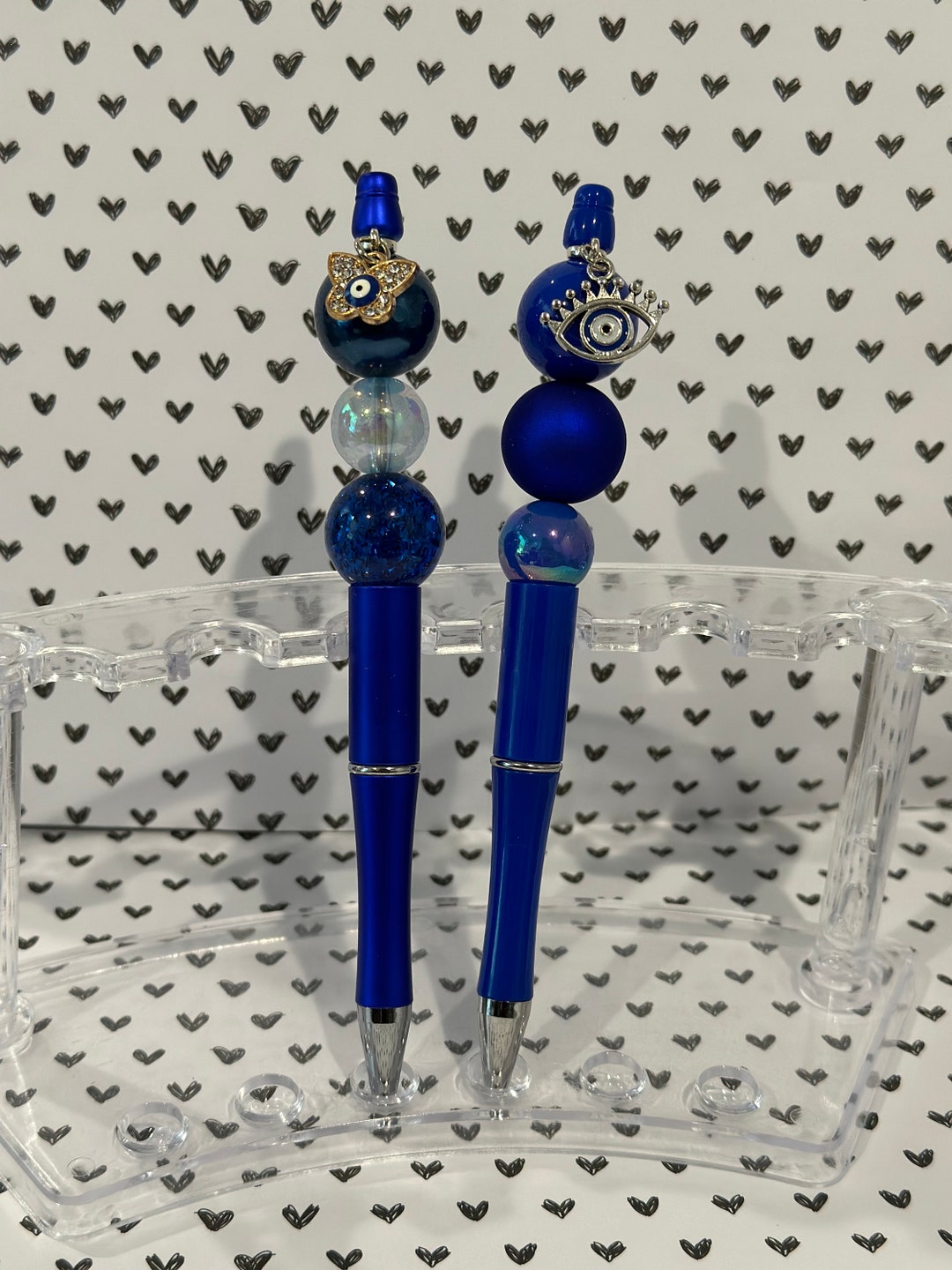 Evil Eye Beaded Pens and Pin - Etsy