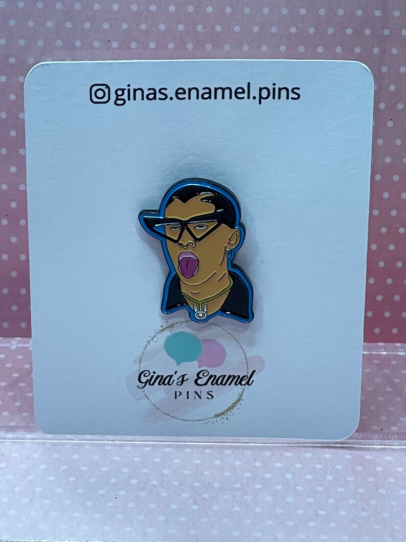 Bad Bunny Enamel Pins - Etsy