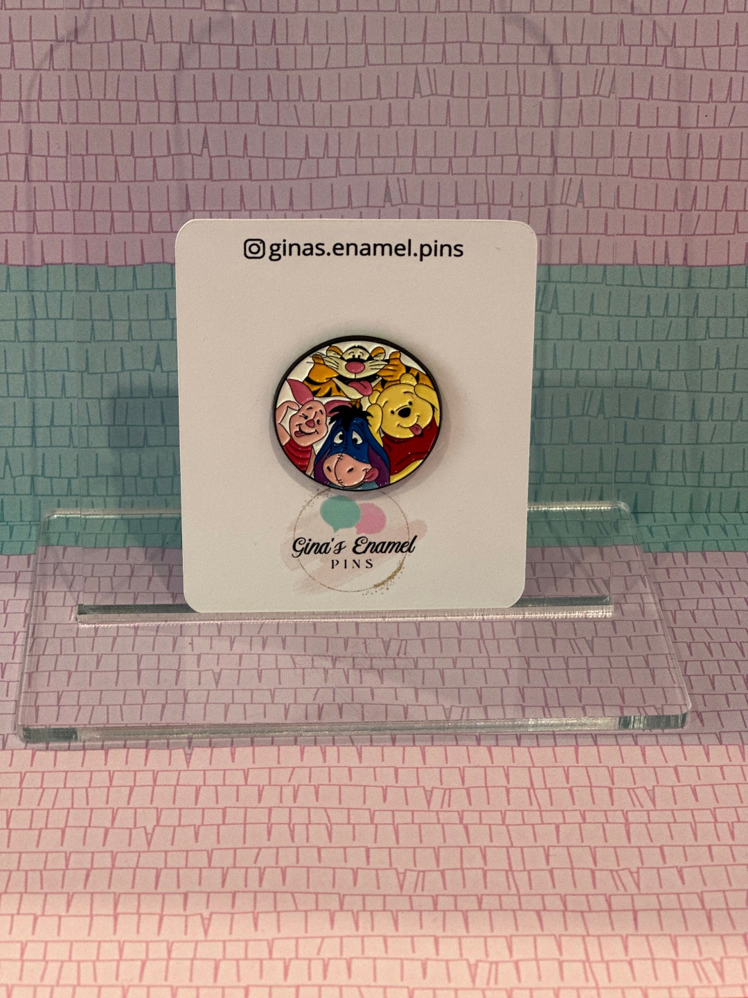 Pooh and Friends Enamel Pins - Etsy