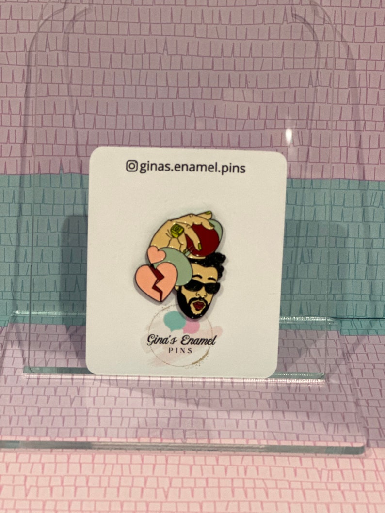 Bad Bunny Enamel Pins - Etsy
