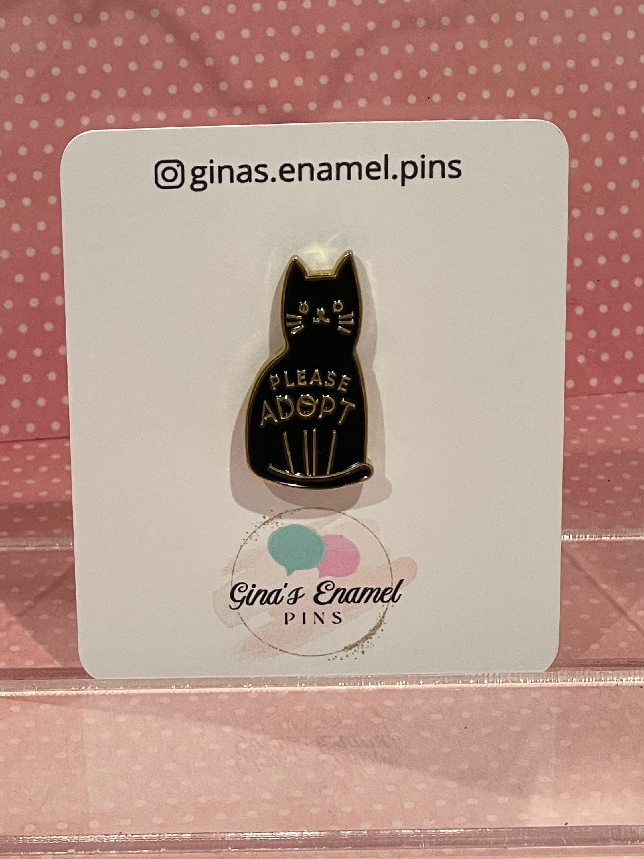 For the Love of Cats Enamel Pins - Etsy