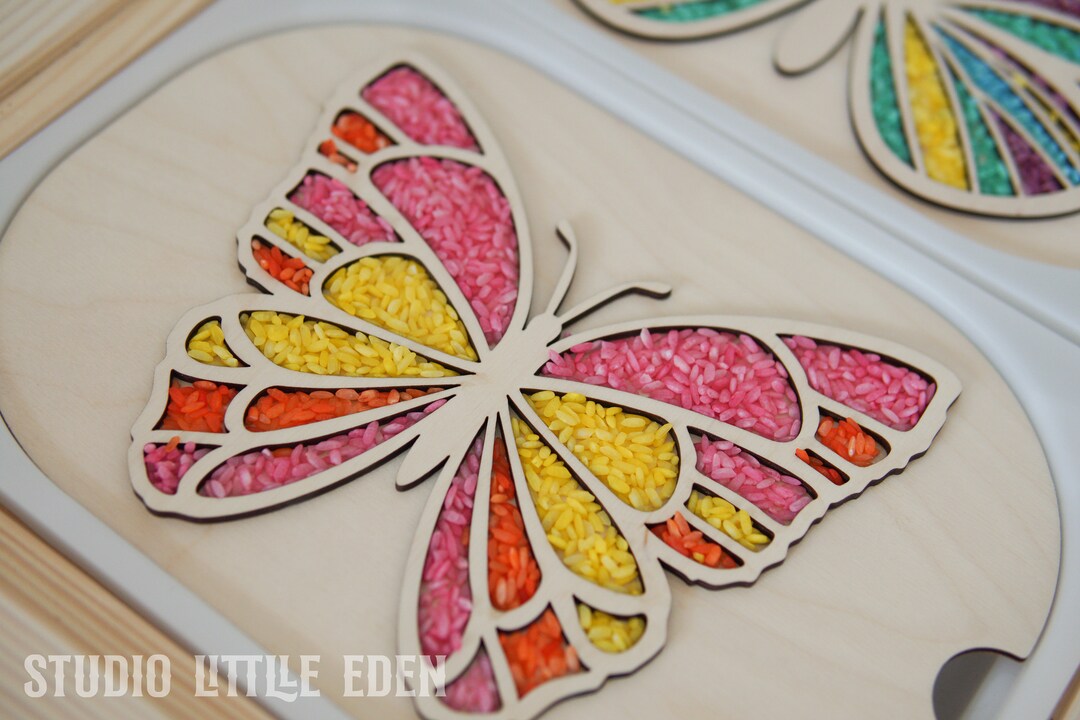 Activity Board FLISAT Insert Butterfly Sensory Play Gift Ideas for ...
