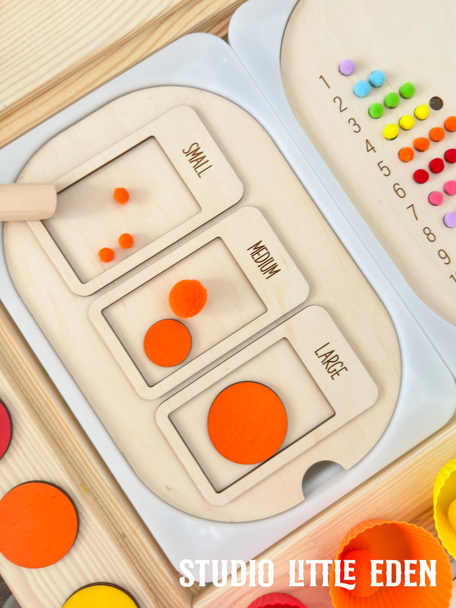 Educational TROFAST Inserts for FLISAT Table Preschool Homeschool ...