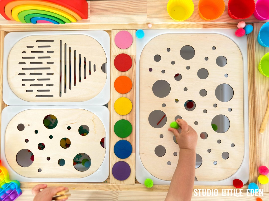Educational Games for Kids Sensory Games Insert for FLISAT Table Small ...