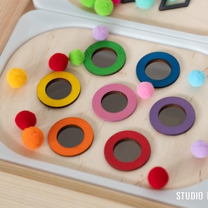 Color Sorting TROFAST Insert Educational Activities for Kids Sensory ...