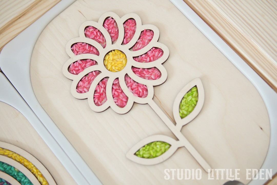 Gift for Girls FLISAT Insert Sensory Play Flower Gift Ideas for Kids ...