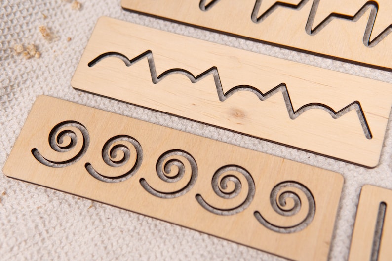 Montessori Tracing Boards – Pre-writing Stencil Set - Etsy