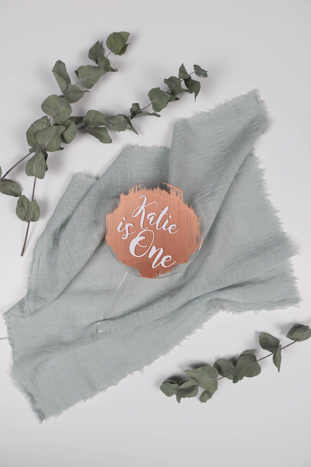 Acrylic Round Topper, Painted Acrylic Cake Topper, Hand Painted Cake ...