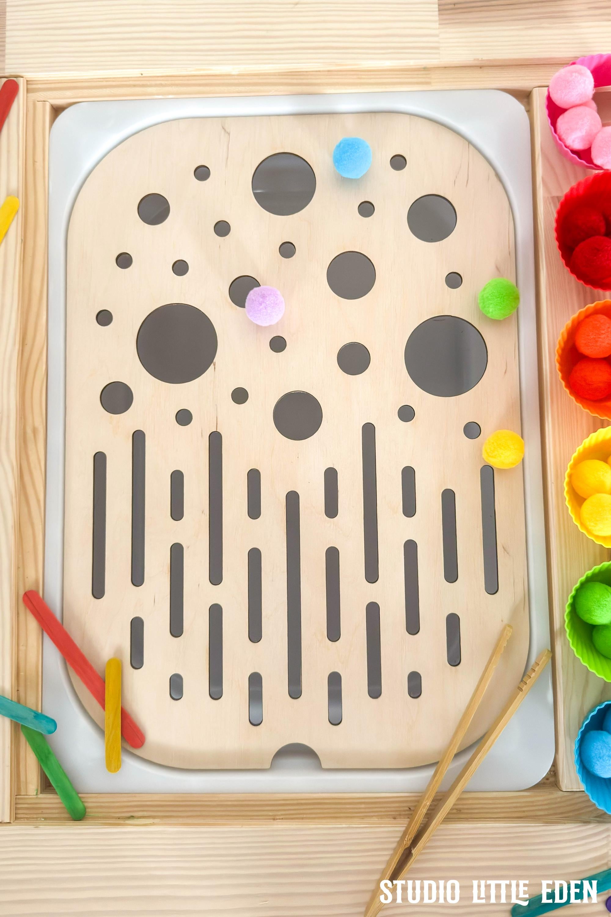 Sensory Play Insert for FLISAT Table Montessori Insert for TROFAST Bin ...