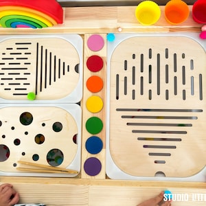 Sensory Play Insert for FLISAT Table Montessori Insert for TROFAST Bin ...