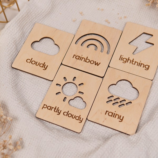 Wooden Weather Kids - Etsy