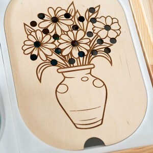 Flower Arrangement Flisat Insert for TROFAST Bin Montessori Activities ...