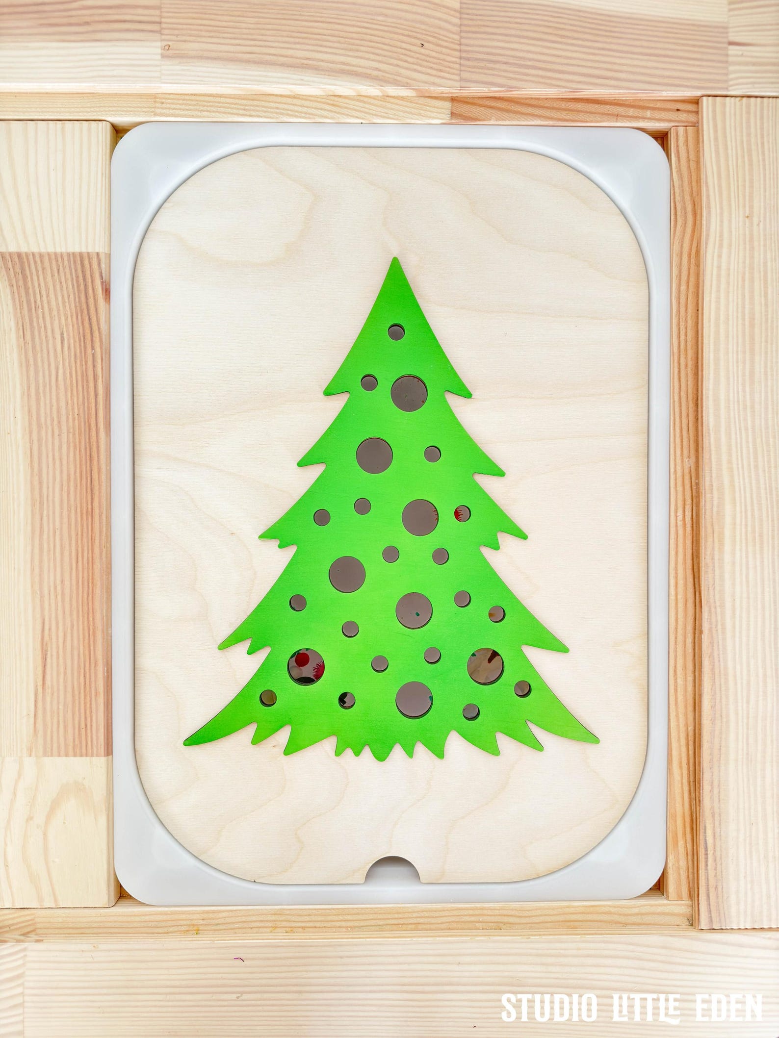 Christmas Gift Sensory Play Insert for FLISAT Table Christmas Tree ...