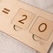 Montessori Math Board: Wooden Educational Toy, Homeschool Resource - Etsy