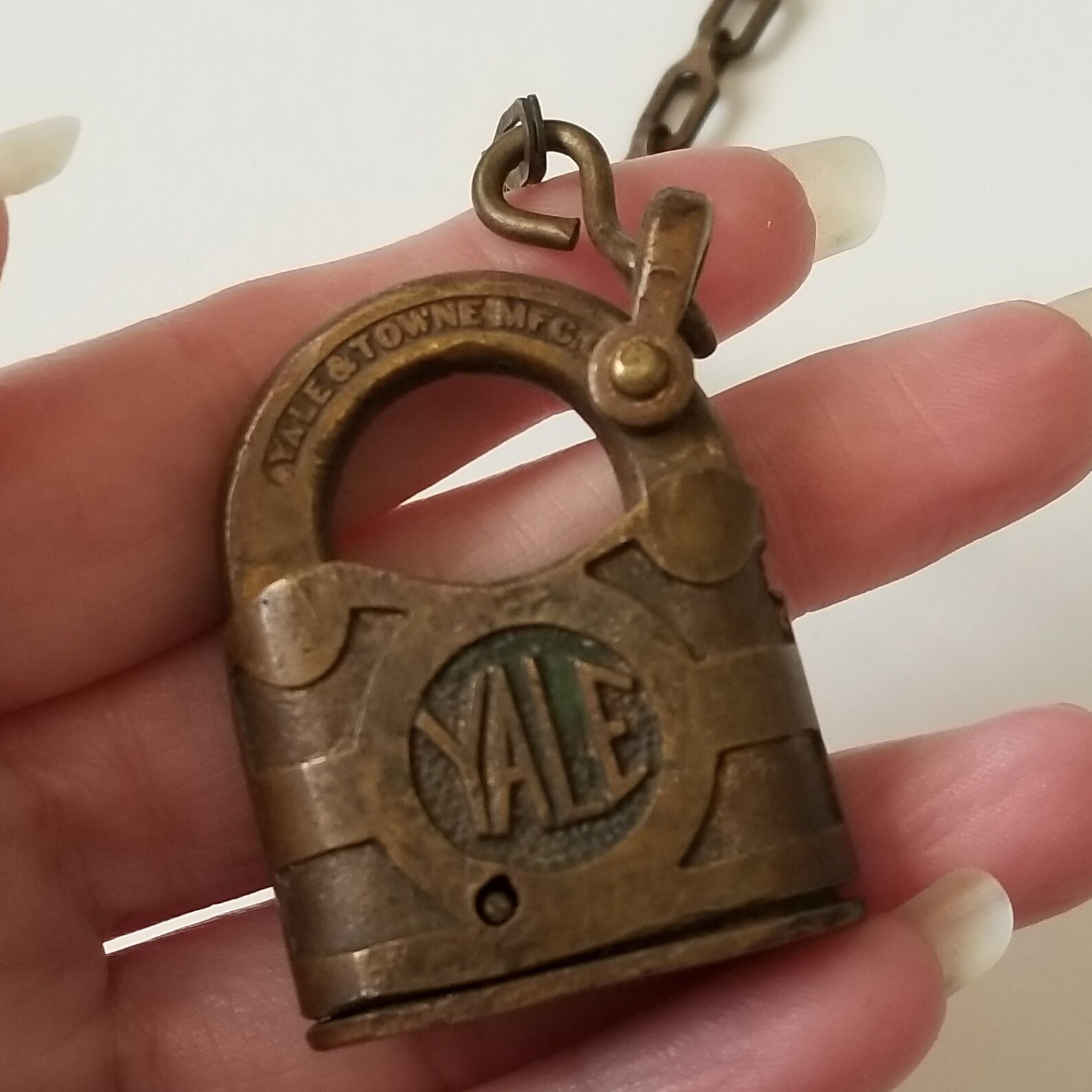 Vintage Yale Lock- No Key- Yale and Towne MFC - Etsy
