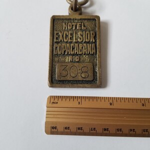 Vintage Hotel Room Key & Fob-hotel Excelsior Copacabana Rio Room 308 - Etsy