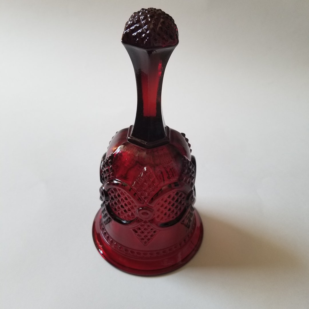 Ruby Red Vintage Avon Bell- 1979 - Etsy