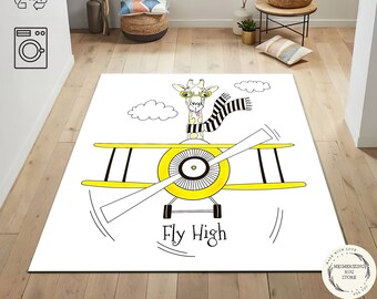 Airplane Play Rug - Etsy
