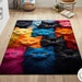 World Map Rug for Kids, World Map Carpet, Educational Play Mat for Kids ...