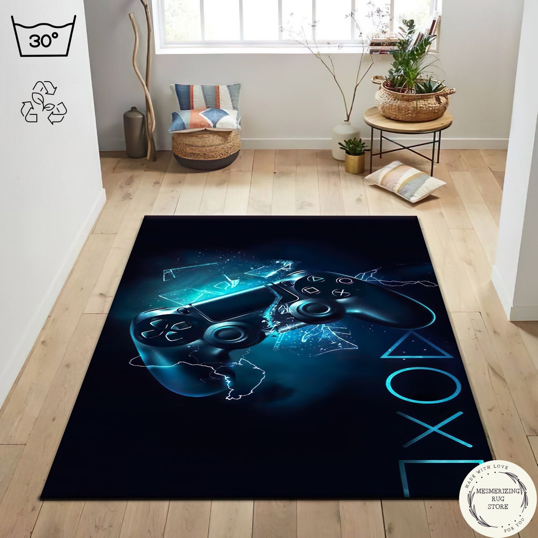 Gaming Rug, Joysticks Rug, Game Controller, Game Room Rug, Gamer Rug ...