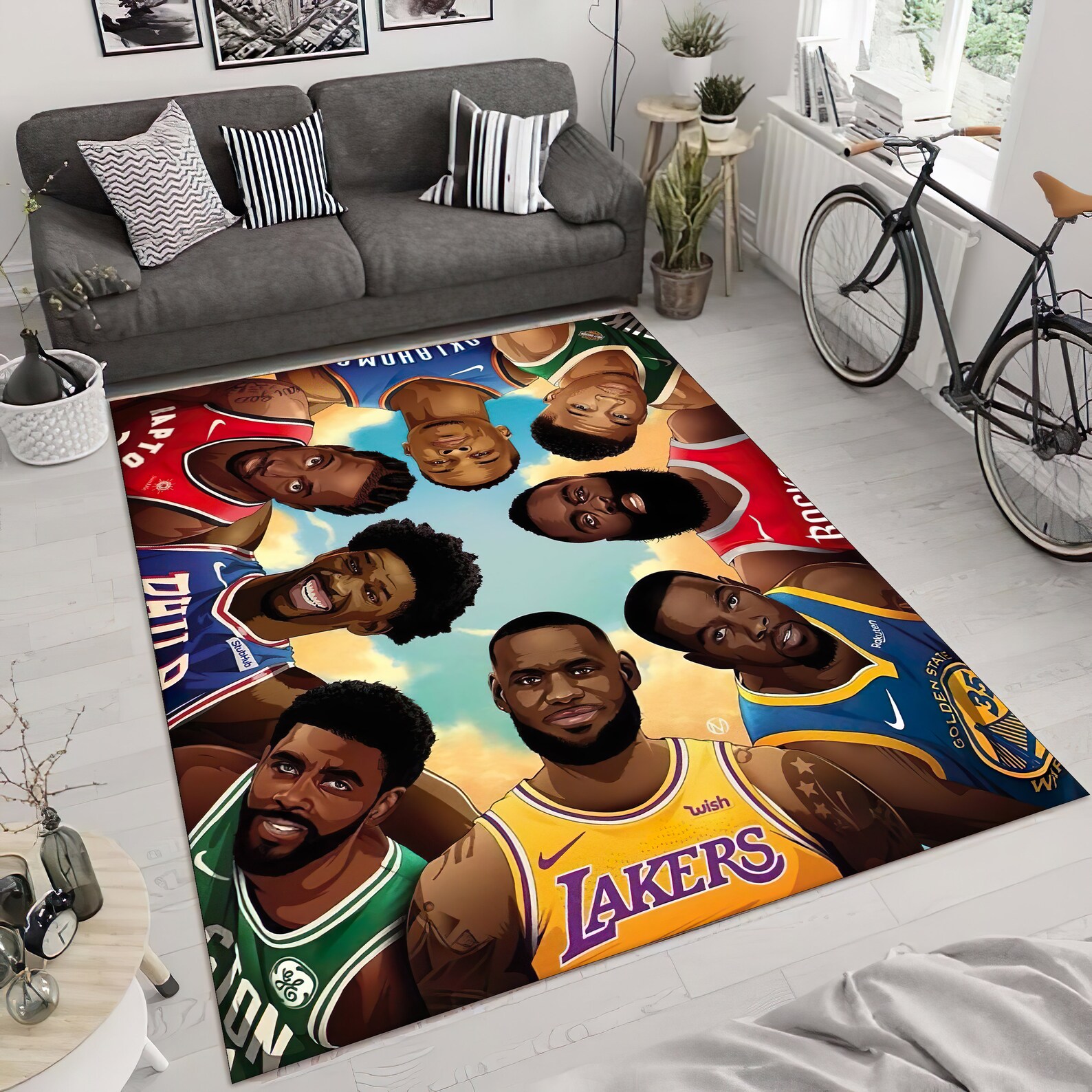 Nba Legends Rug, Jordan Rug, Basketball Players Carpet, Air Jordan ...